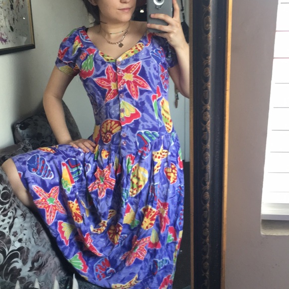 bebe london | Dresses | Vintage Small Purple Mermaid Shell Dress Beach ...
